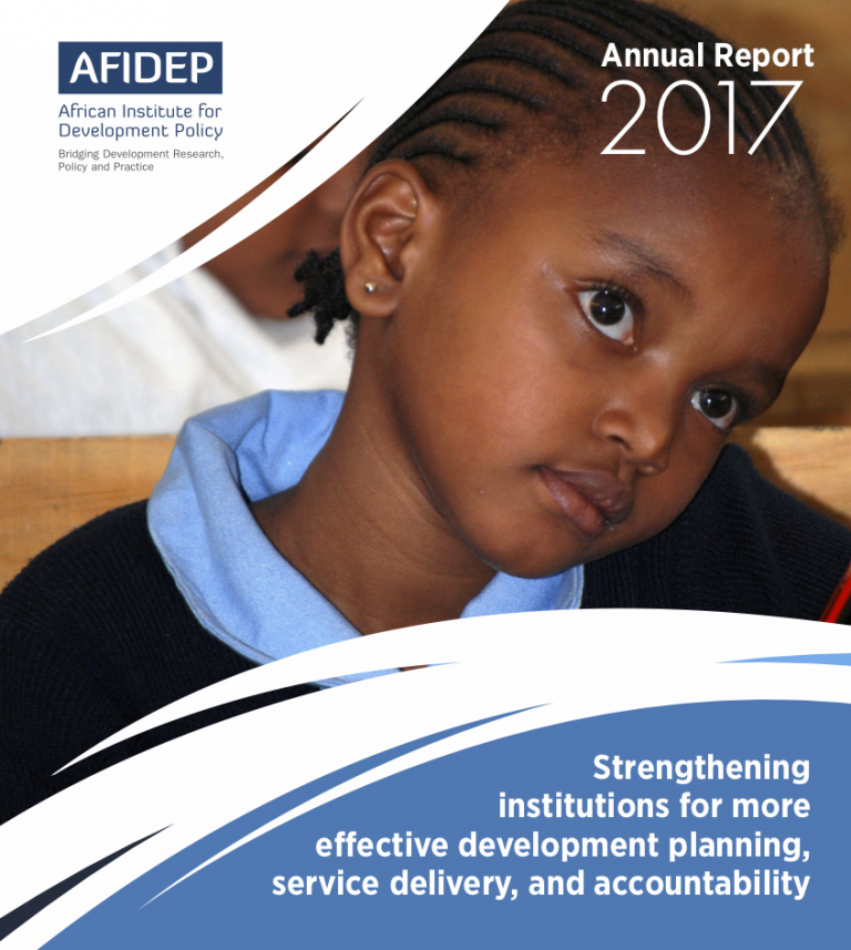 Annual Report 2017 - African Institute for Development Policy - AFIDEP