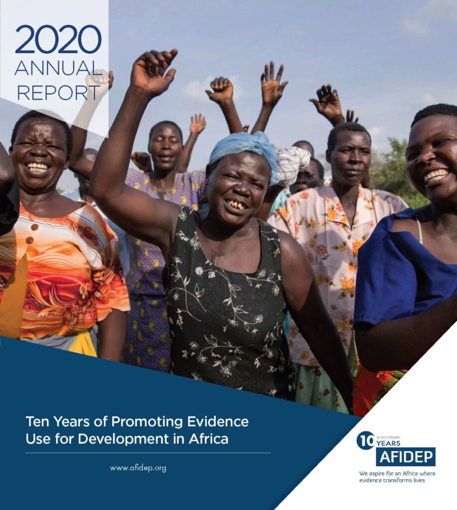 Annual Report 2020 - African Institute for Development Policy - AFIDEP