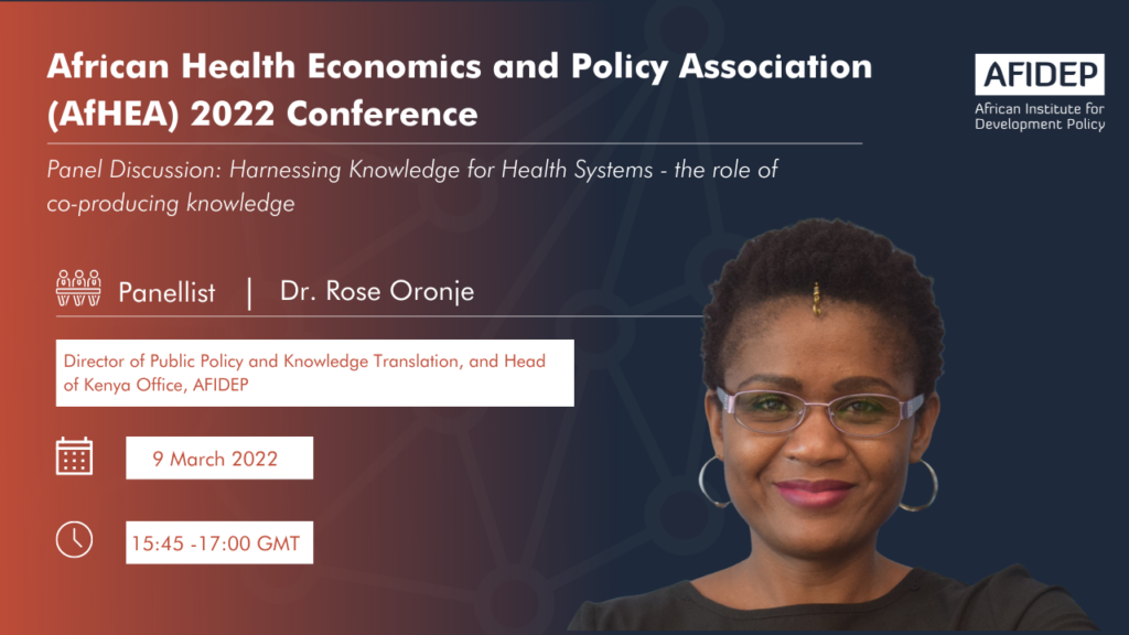 Harnessing knowledge for health systems: AFIDEP’s Dr Rose Oronje ...