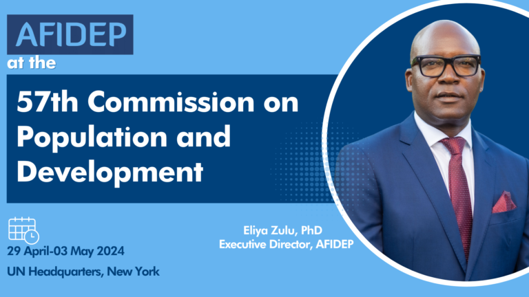 AFIDEP at the 57th Commission on Population and Development - African ...